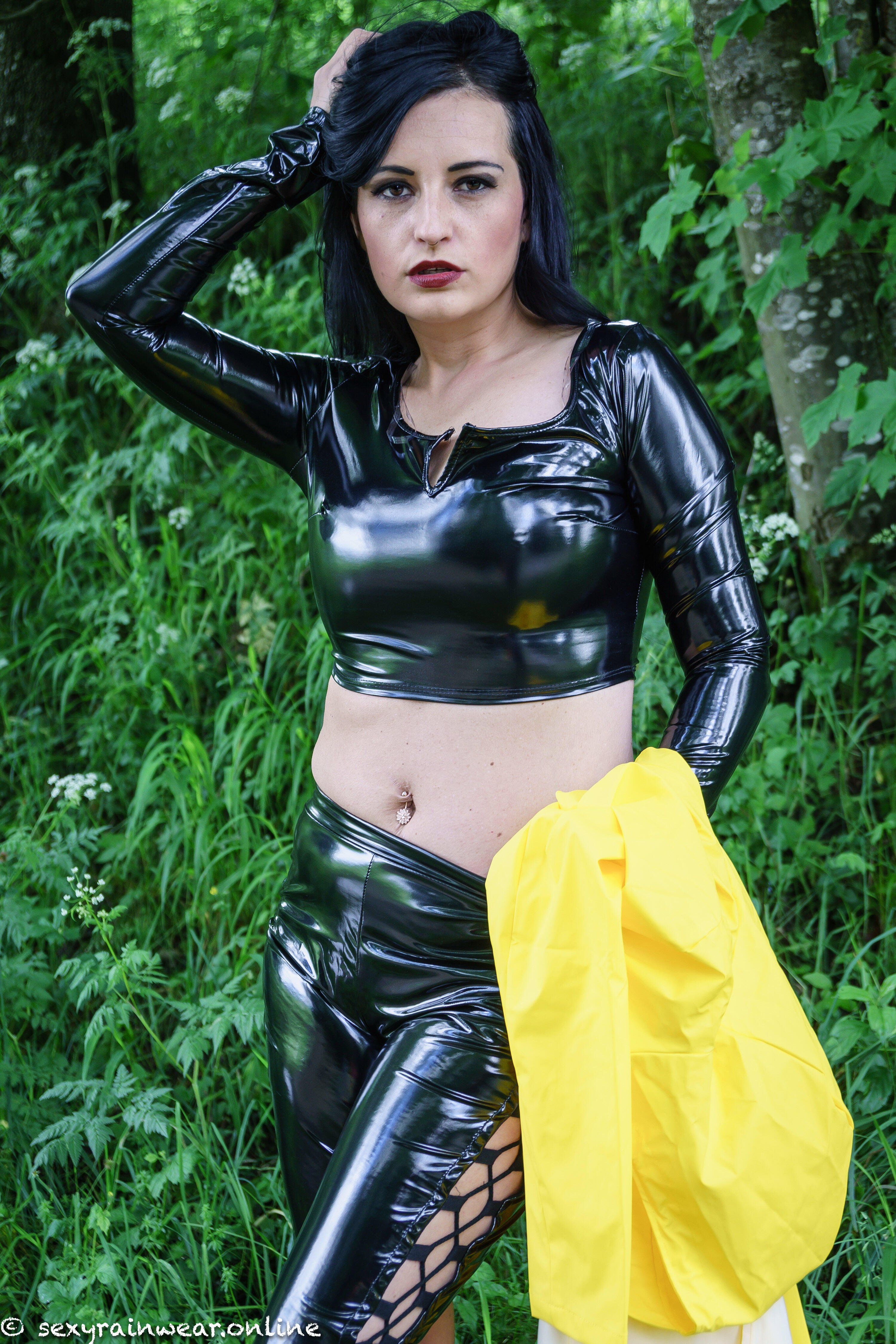 SEXYRAINWEAR.online | Yellow rain chick part 2